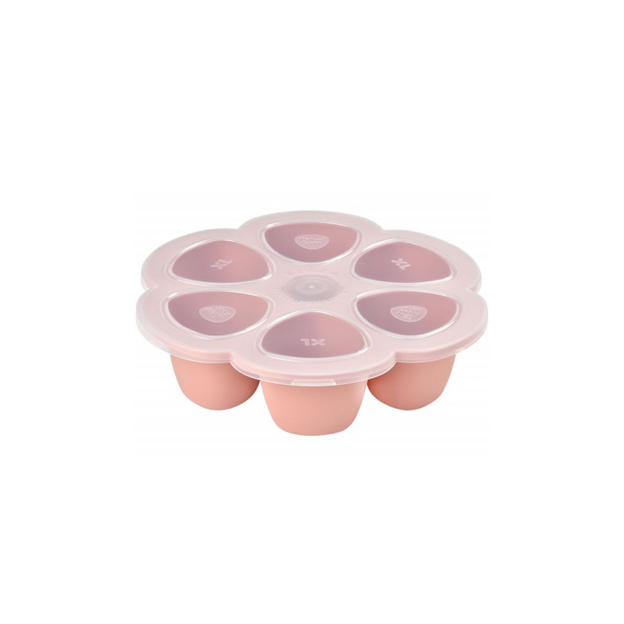 BEABA Multiportions Silicone Baby Food Freezer Tray 5oz "ROSE" | Le ...