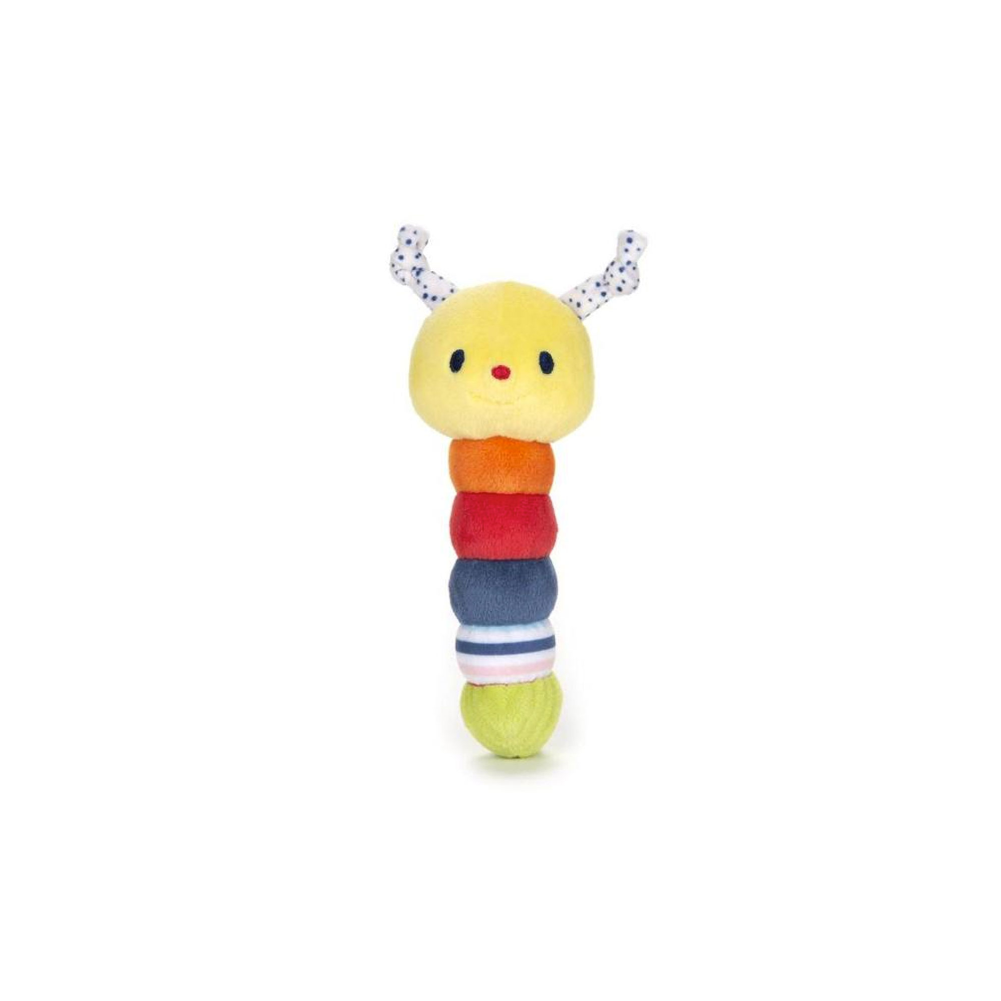 GUND Tinkle Crinkle Stick Rattle Caterpillar 5.5" | Le BéBé Store