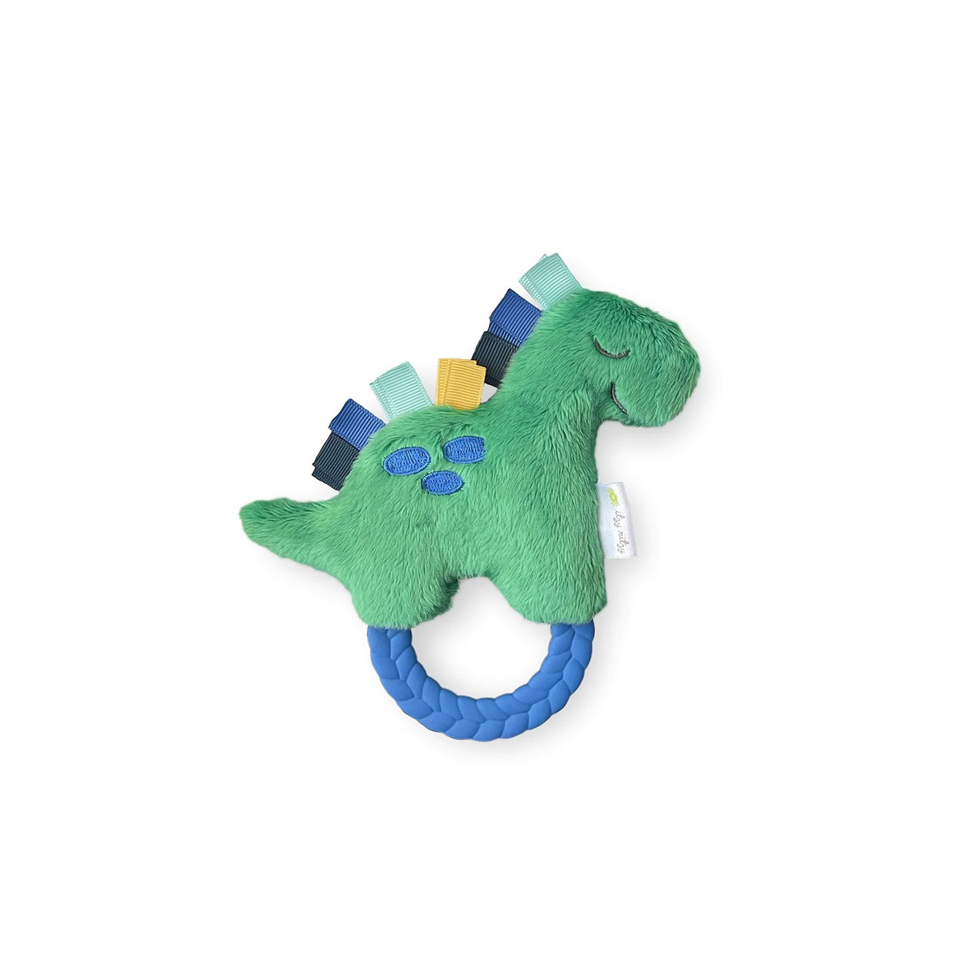 Itzy Ritzy Rattle Pal Plush Rattle with Teether "DINO" | Le BéBé Store