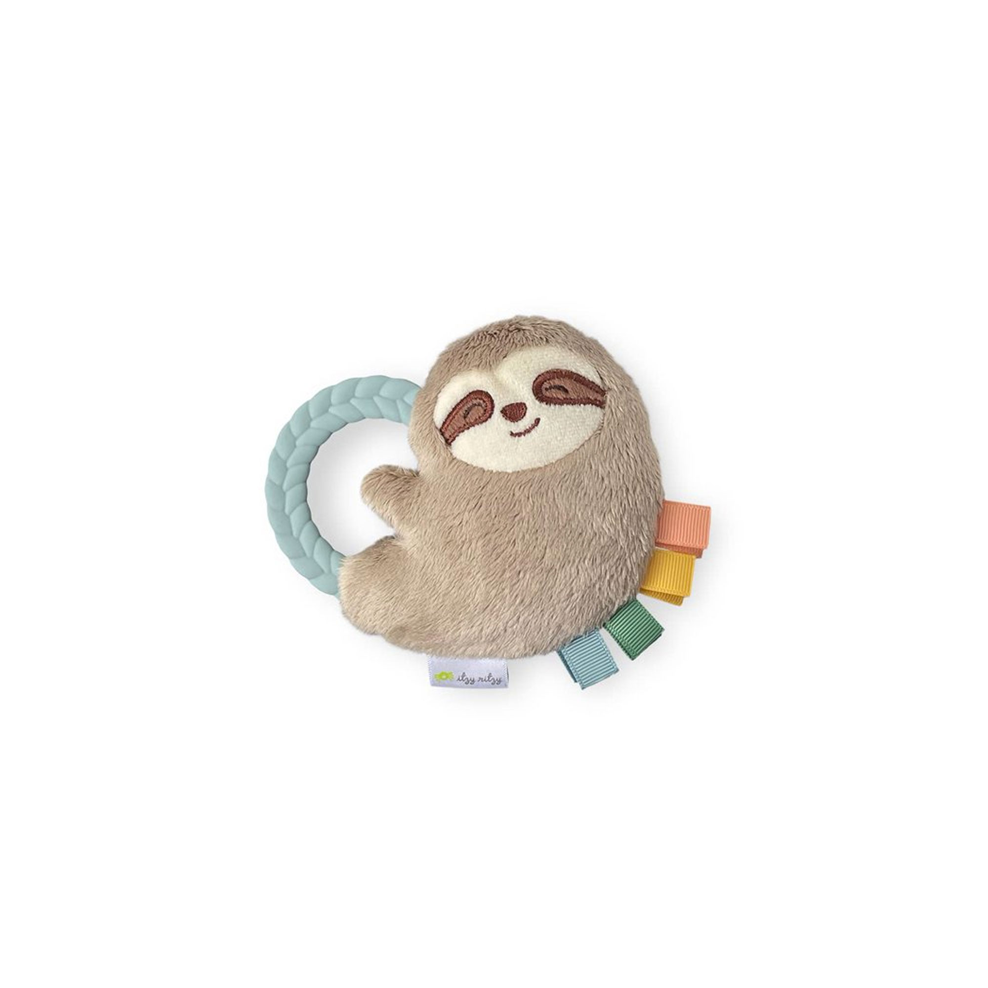 Itzy Ritzy Rattle Pal Plush Rattle with Teether "SLOTH" | Le BéBé Store