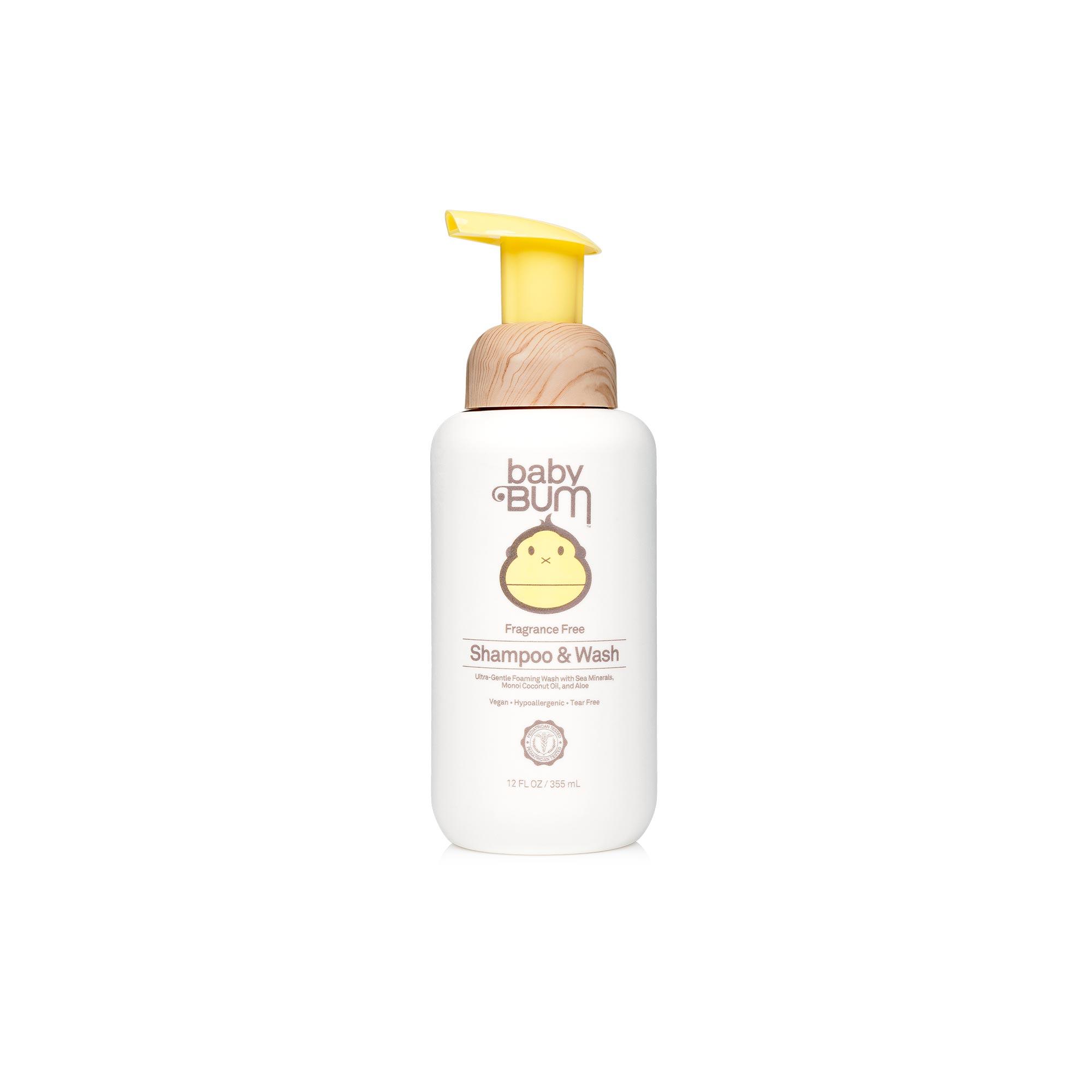 SUN BUM Baby Bum Foaming Shampoo & Wash "FRAGRANCE FREE" | Le BéBé Store