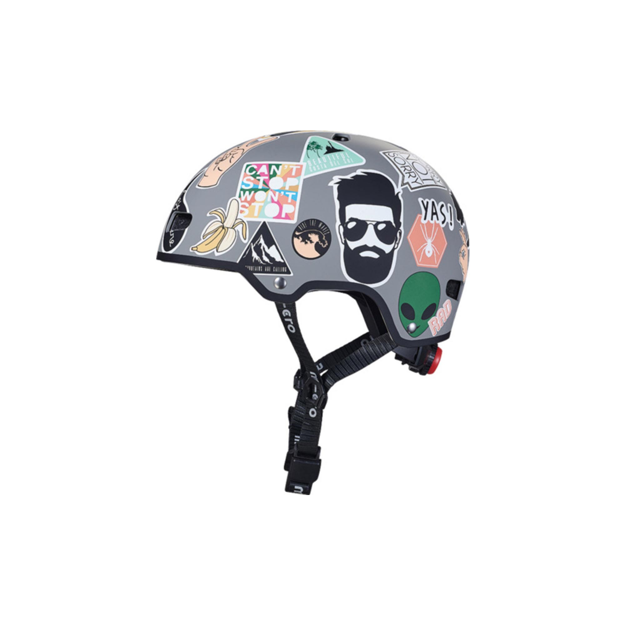 MICRO KICKBOARD Deluxe Stickers Helmet "MEDIUM" | Le BéBé Store