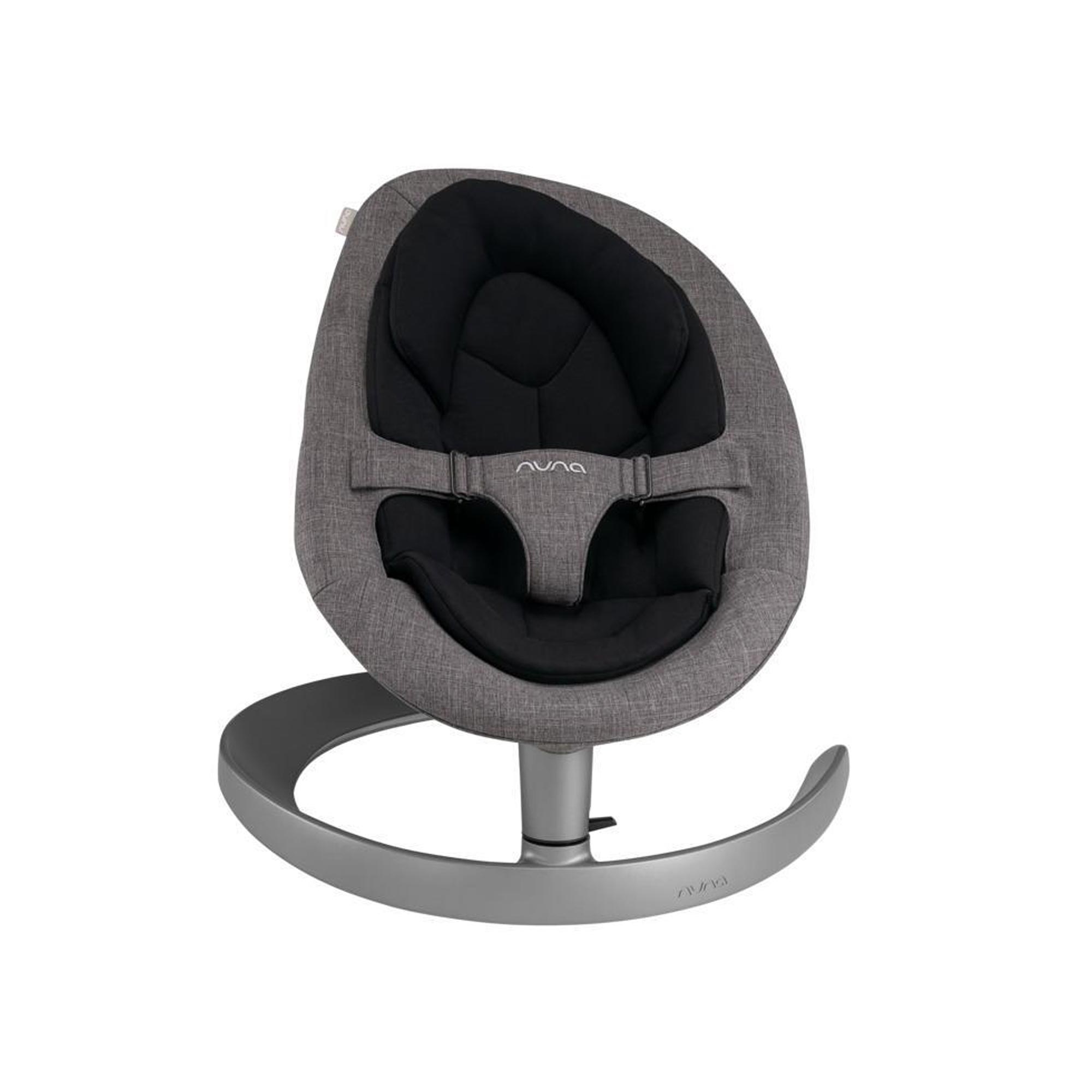 Nuna LEAF Grow Baby Seat & Rocker "CHARCOAL" | Le BéBé Store