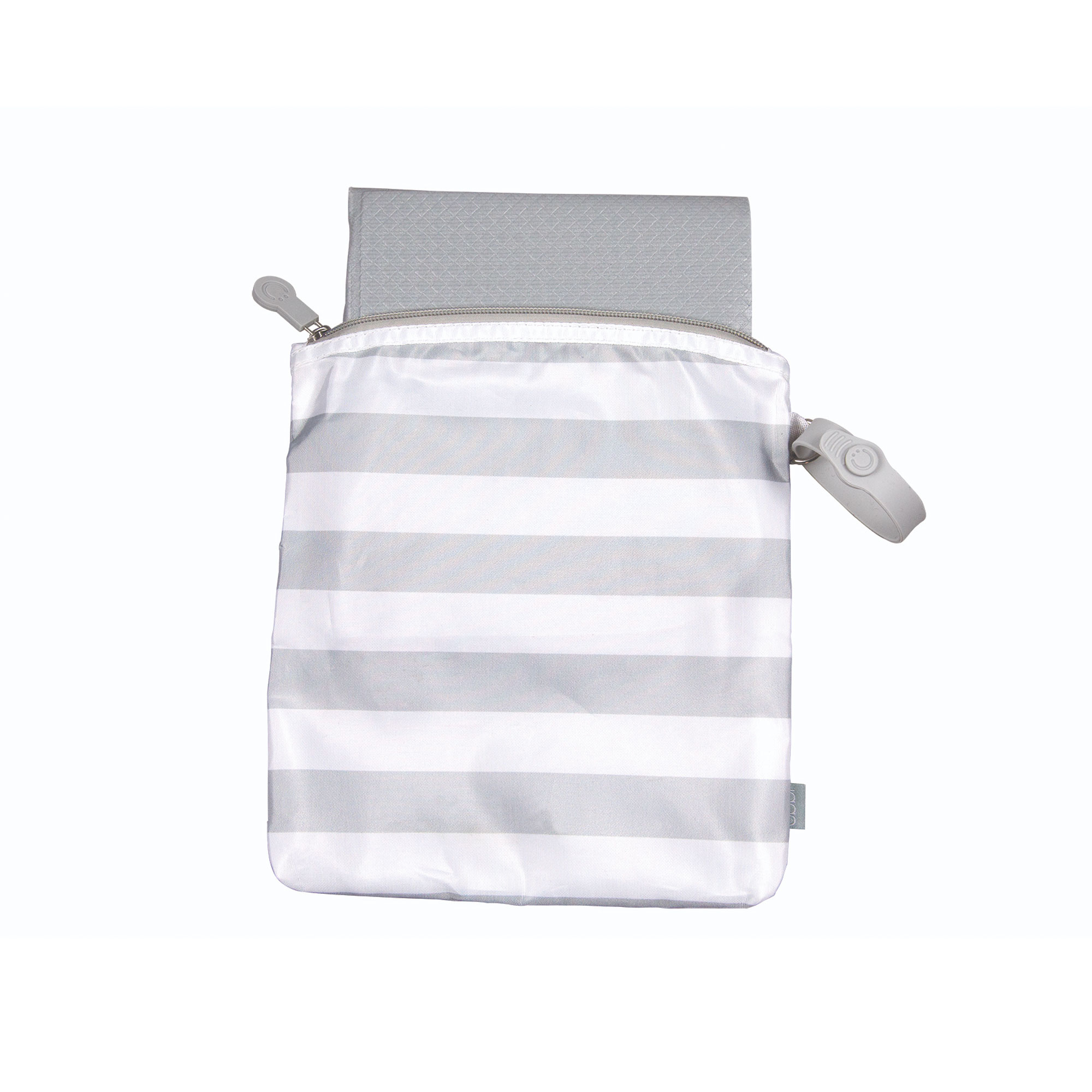 Ubbi On-The-Go Changing Mat & Bag "GRAY" | Le BéBé Store
